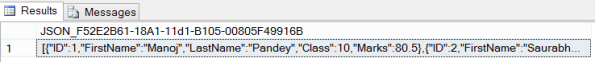 Export/Convert Table or SQL Query data to JSON string format | SQL ...