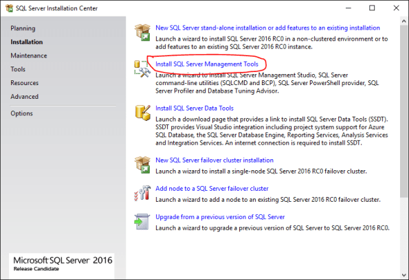 Download & Install SQL Server Management Studio (SSMS) 2016 (decoupled ...