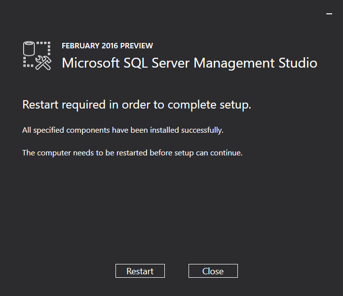 Download & Install SQL Server Management Studio (SSMS) 2016 (decoupled ...