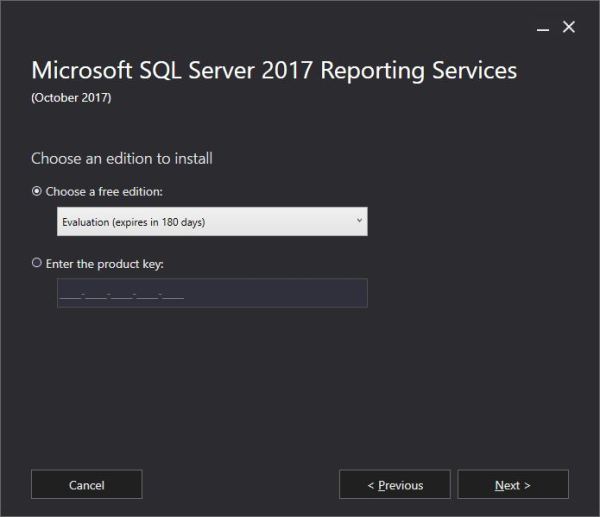 Download & Install SQL Server Reporting Services (SSRS) 2017 (decoupled ...