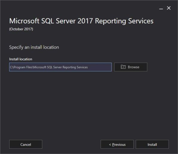 Download & Install SQL Server Reporting Services (SSRS) 2017 (decoupled ...
